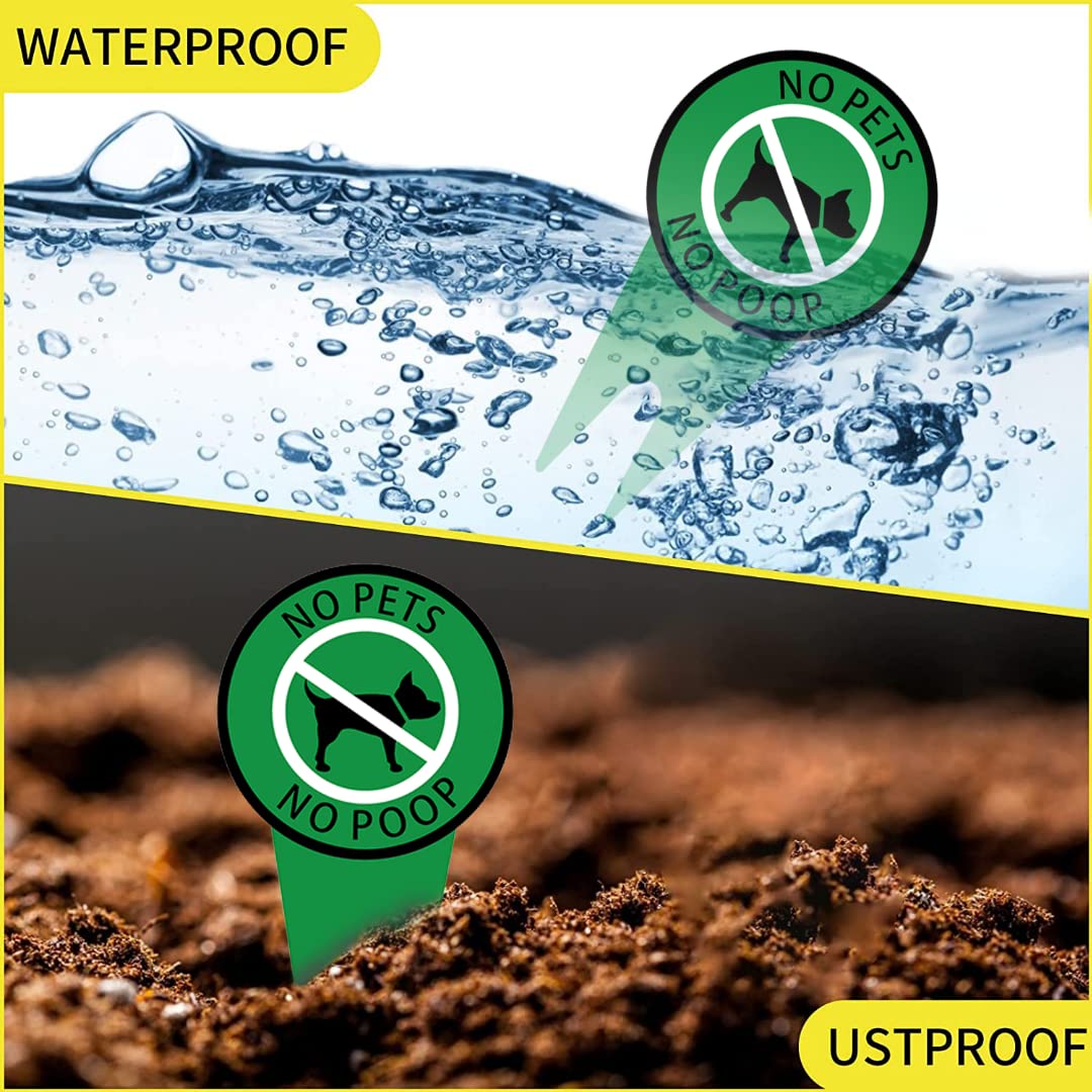 Snapklik.com : No Pooping Dog Signs For Yard - Be Respectful Sign ...