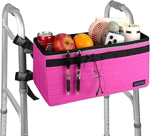 Amazon.com : ZHCHG Walker Basket for Seniors, Walker Accessories ...