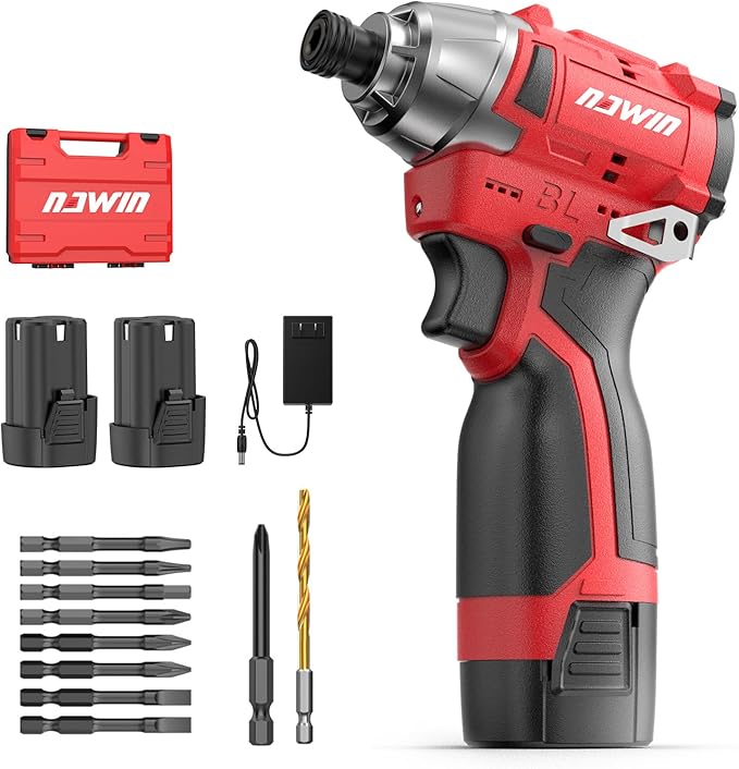 Cordless Impact Driver Kit 16.8V Max Torque 140Nm High Rotation ...