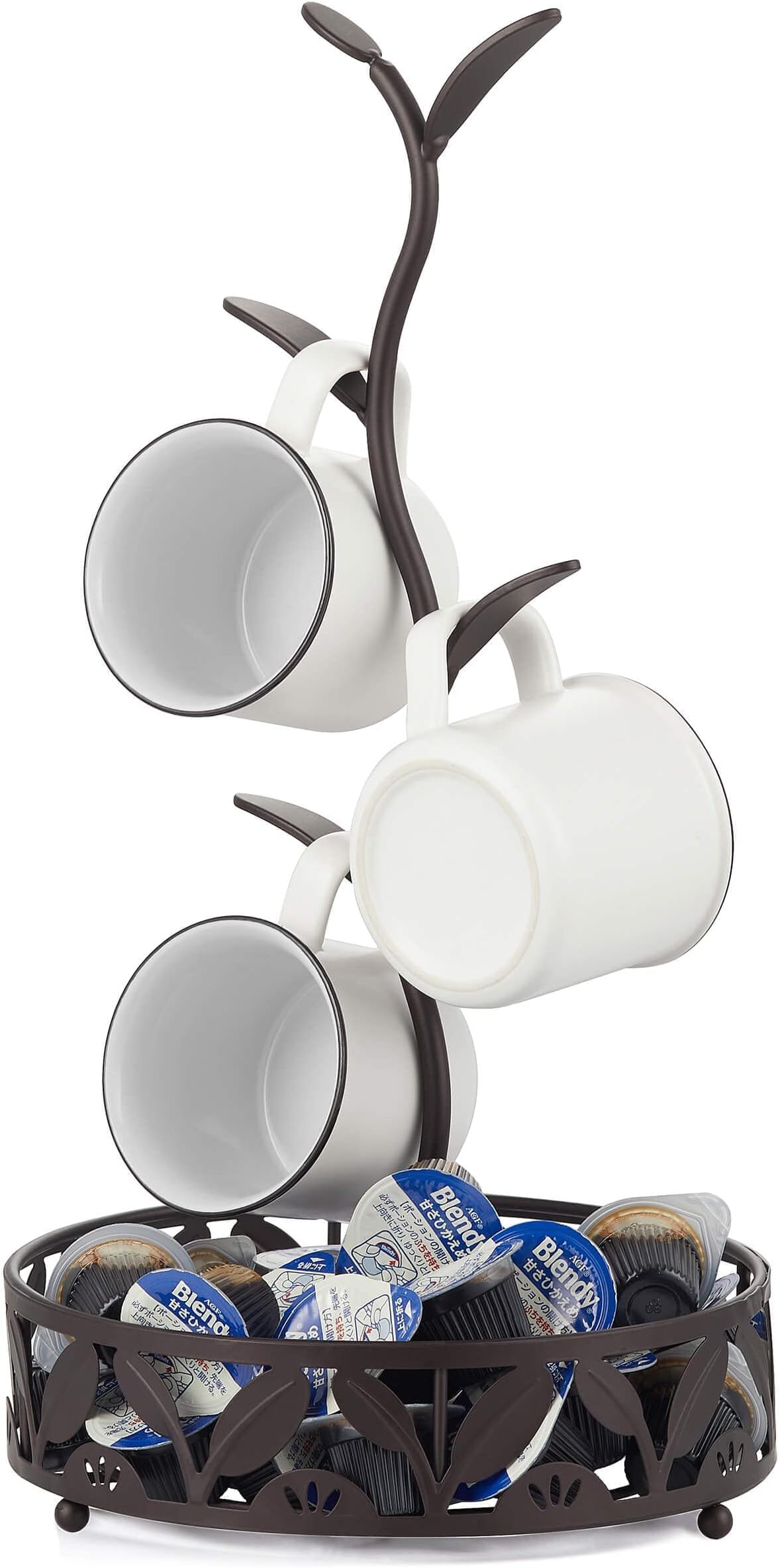 Amazon.com - TRSPCWR Mug Tree Countertop, Rotatable Coffee Mug Rack ...
