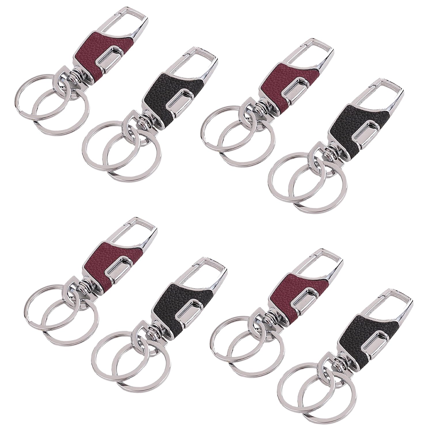 Kuber Industries Pack of 4 Keychain/Keyring/Key Tag|Car Key Clip, Key ...