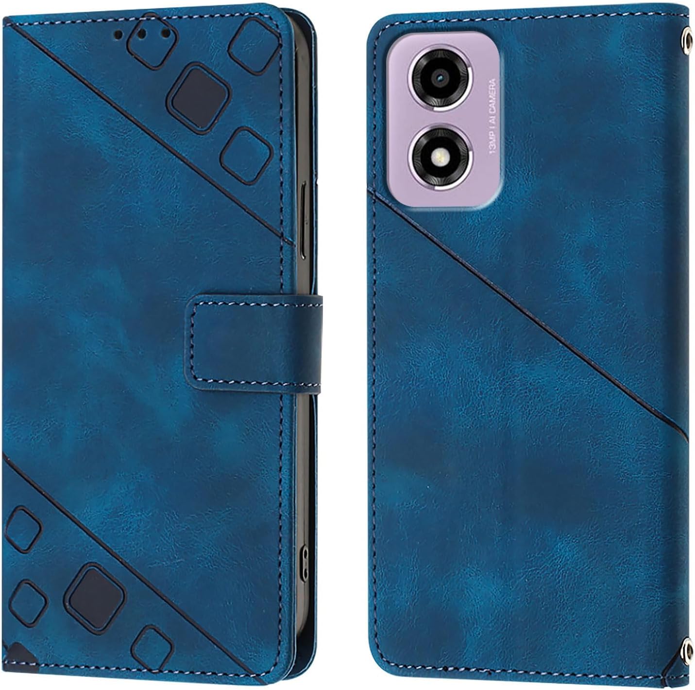Asdsinfor Case for Motorola Moto G05/Moto E15, PU Leather Wallet Case ...