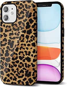 Amazon.com: Svanove Cheetah Print Phone Case for iPhone 11 Case Girly, Cute Leopard Case for ...