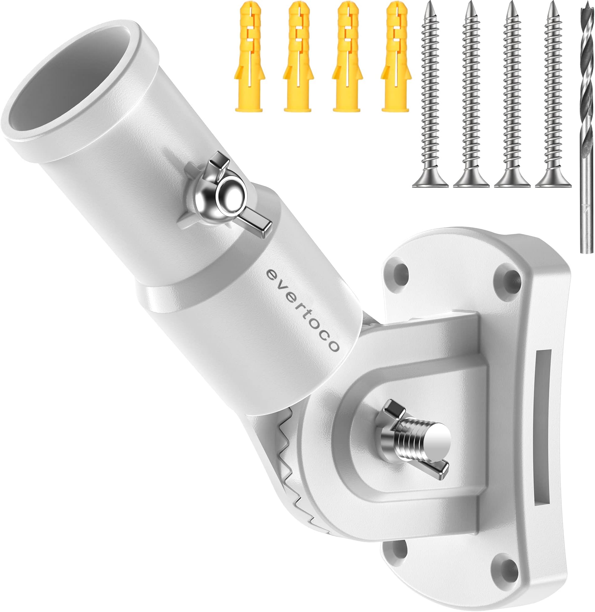 Amazon.com : LOMETY Stainless Steel Flag Pole Holder Heavy Duty Multi ...