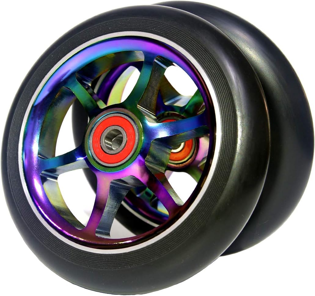 Amazon.com: Envy Scooters 120mm/30mm TRI Bearing Wheels PAIR - Oil ...