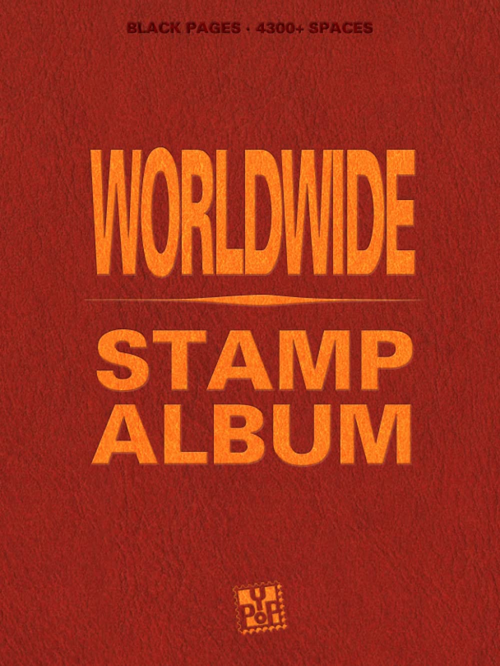 Worldwide Stamp Album: With beautiful aesthetic black pages and more ...