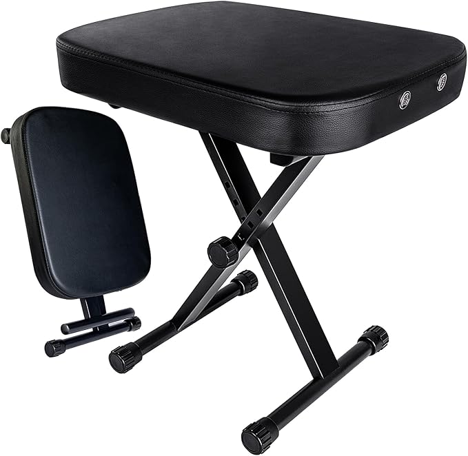 Amazon.com: Liscym Keyboard Bench Adjustable, X-Style Portable Bench ...