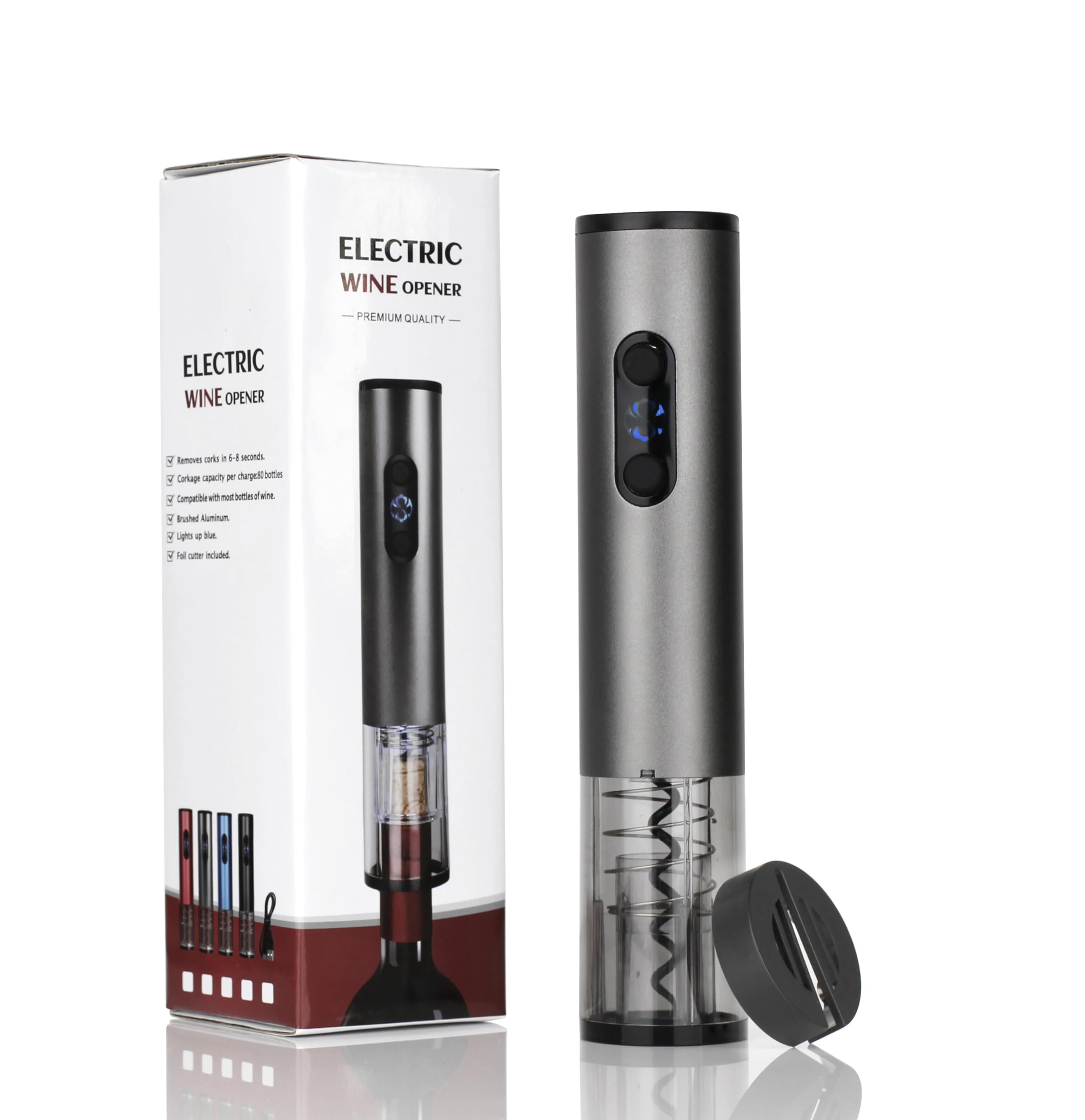 Saca-Rolhas Abridor Rolhas Vinho Estágios Elétrico Profissional Abridor ...