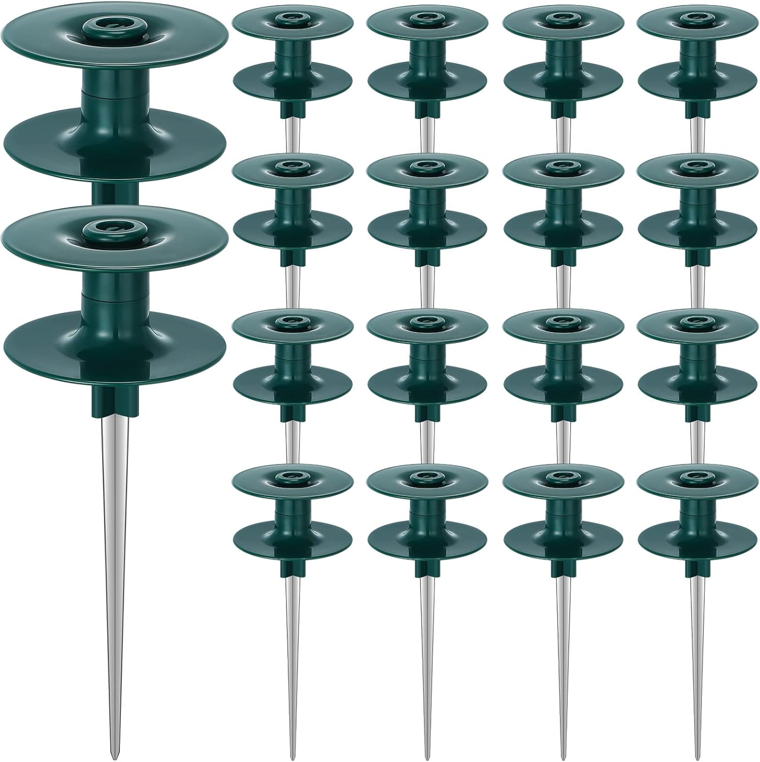 Amazon.com : 16 Pcs 10 Inch Garden Hose Guide Spike, Rustproof Zinc ...