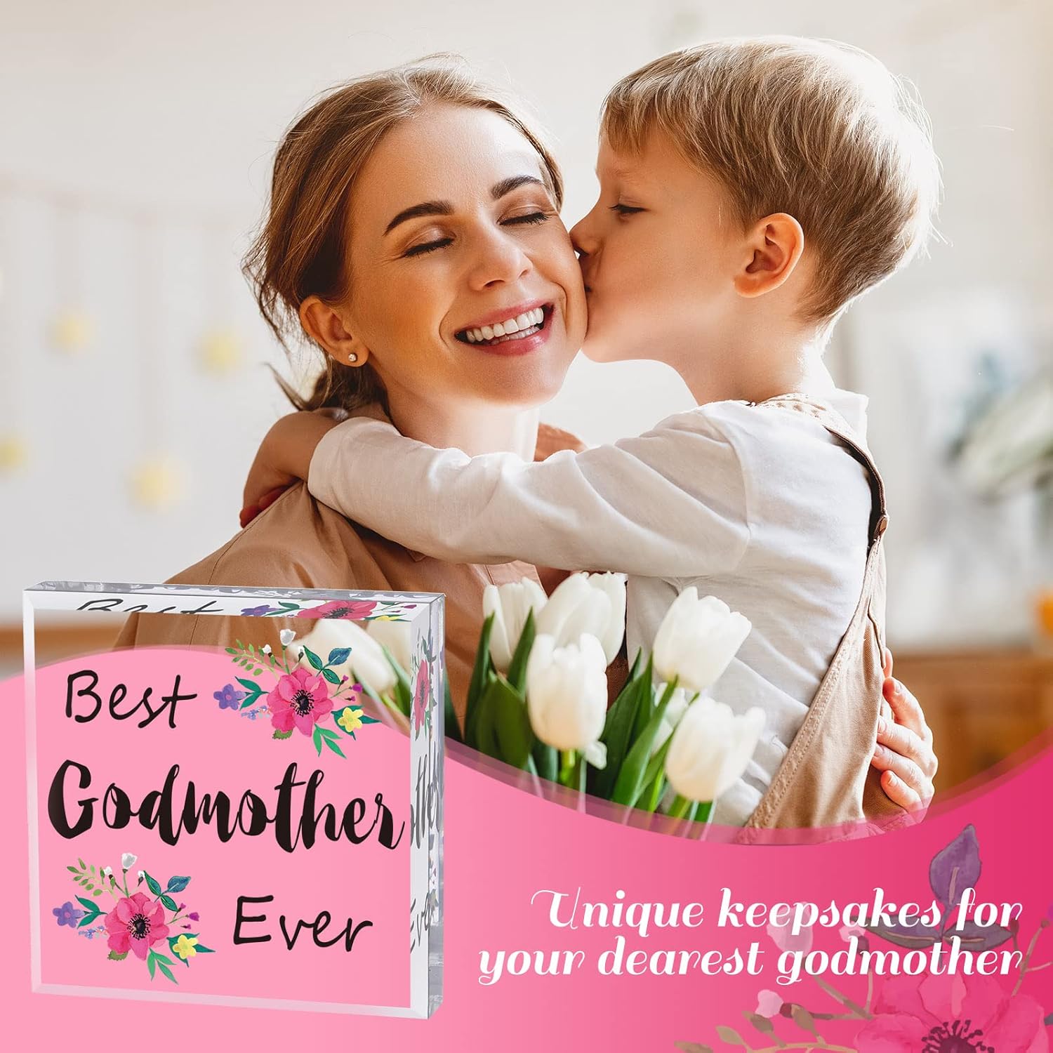 Godmother Gift from Godchild Thanks for Being My Godmother Heart ...