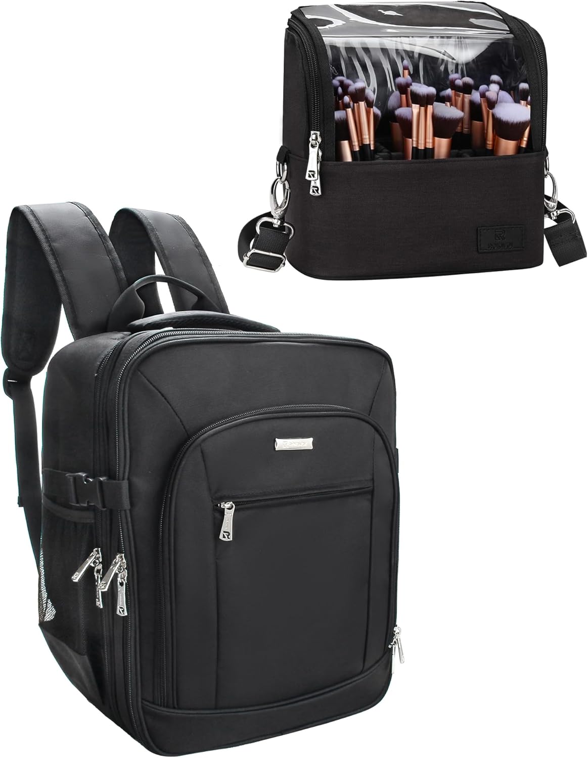 Amazon.com: TANTO Makeup Brush Case+Makeup Backpack Professional Makeup ...