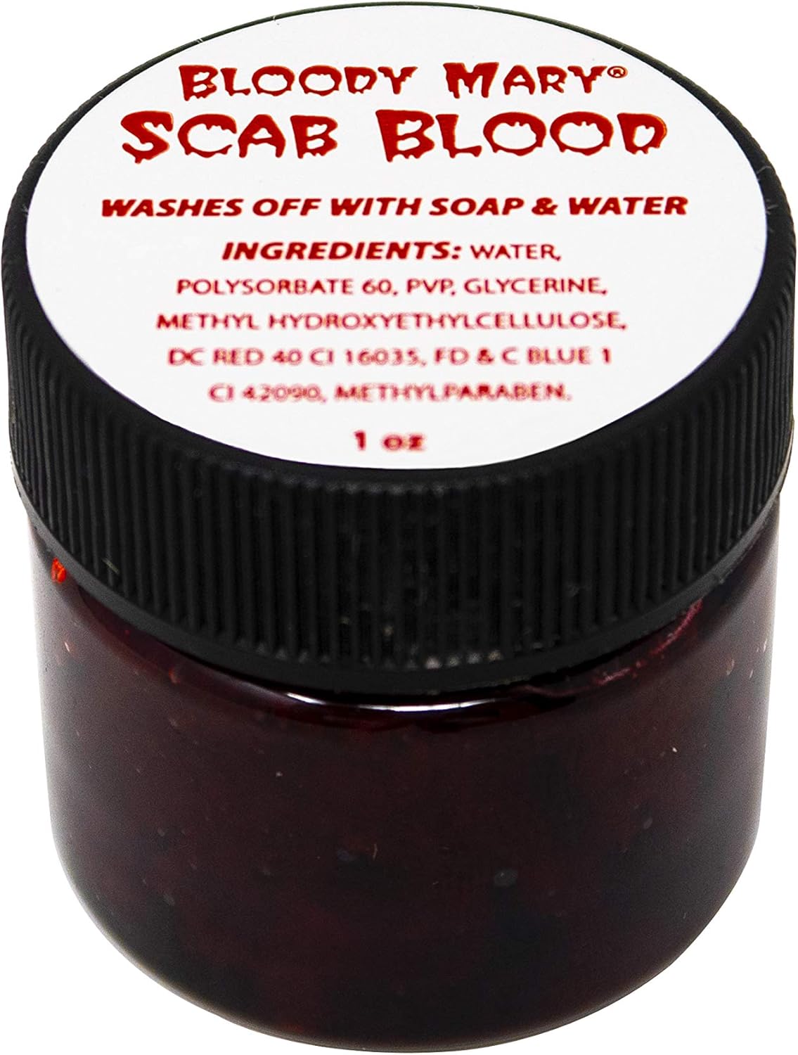 Amazon.com: Bloody Mary Fake Scab Blood Make Up Body Paint - for ...