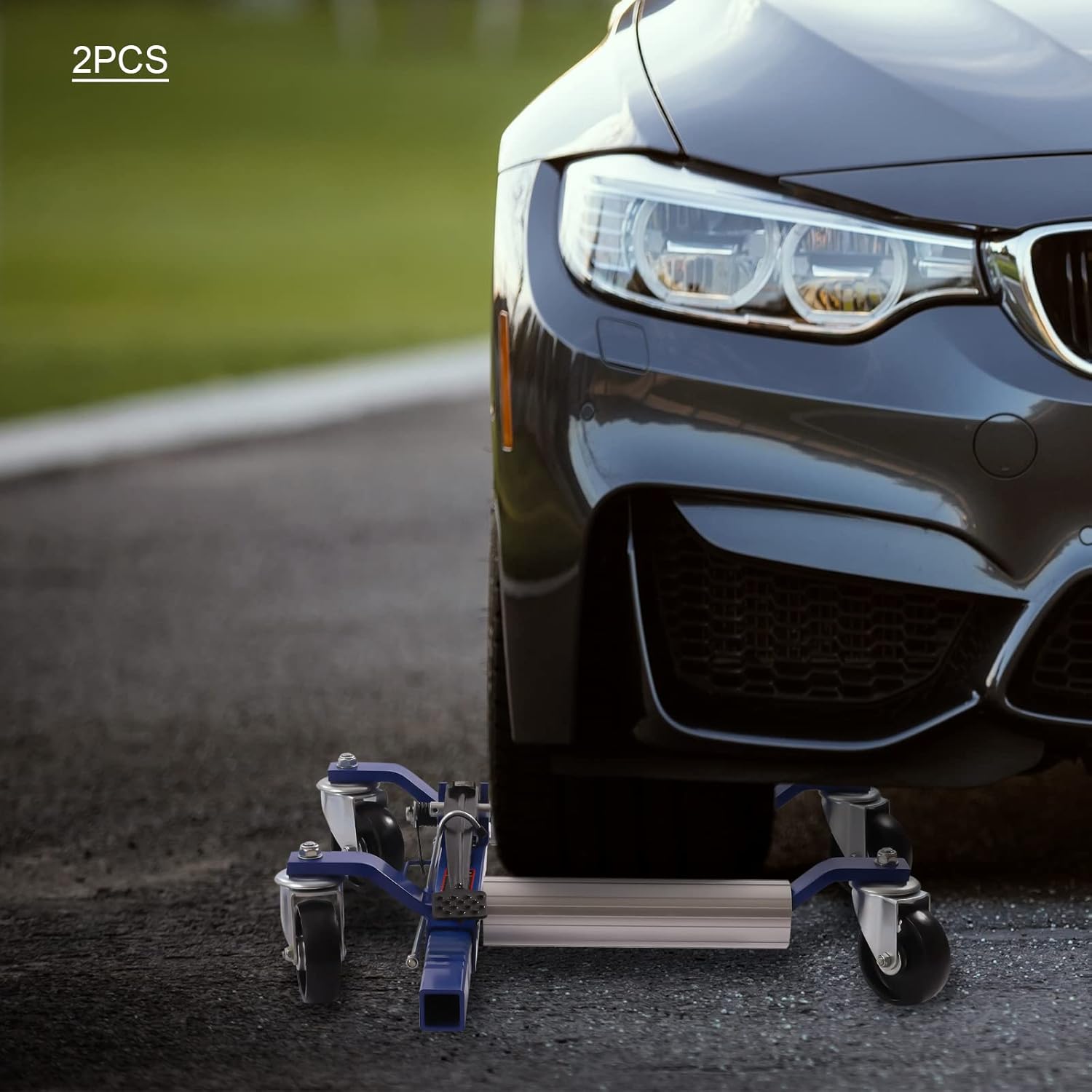 ZAWAYINE Carrito de rueda de automóvil plataforma de carga automática ...