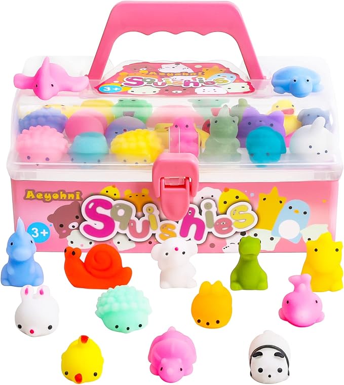 Amazon.com: Aeyohni Squishies Mochi Squishy Toy 50pcs for Kids Party ...