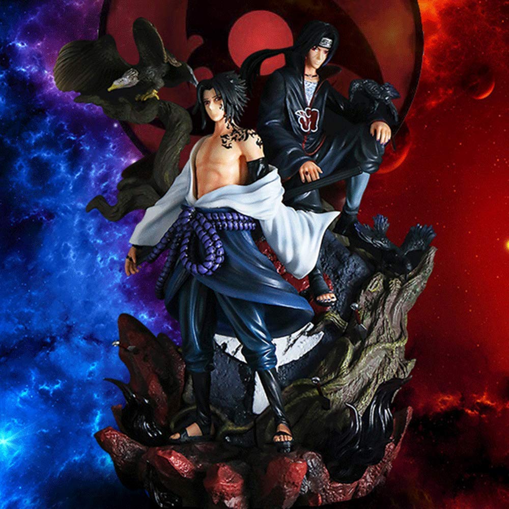 Buy NARUTO Action Figure, 14.1 inch Uchiha Sasuke & Uchiha Itachi ...