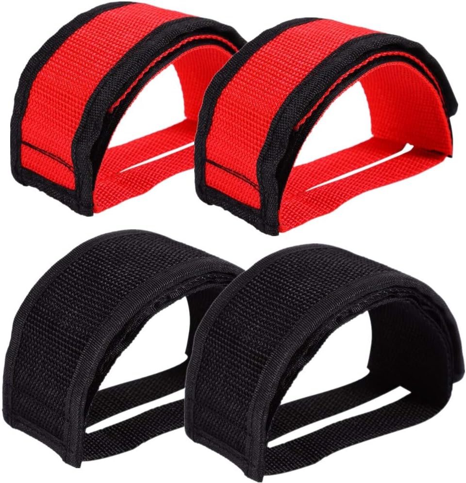 2 Pair Bicycle Pedal Straps Foot Pedal Straps Bicycle Feet Straps for ...