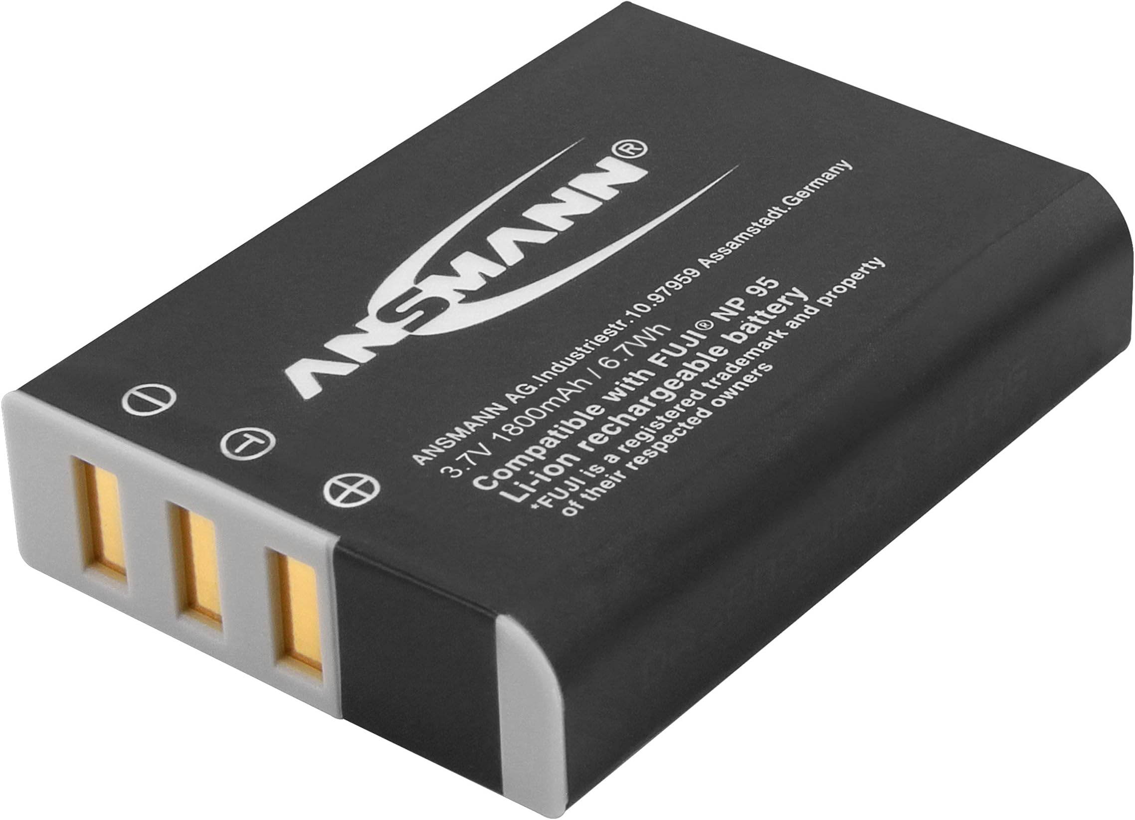 ANSMANN Li-Ion 3.7V Camera Battery Replacement For NP-95/ DB-90 [Pack ...