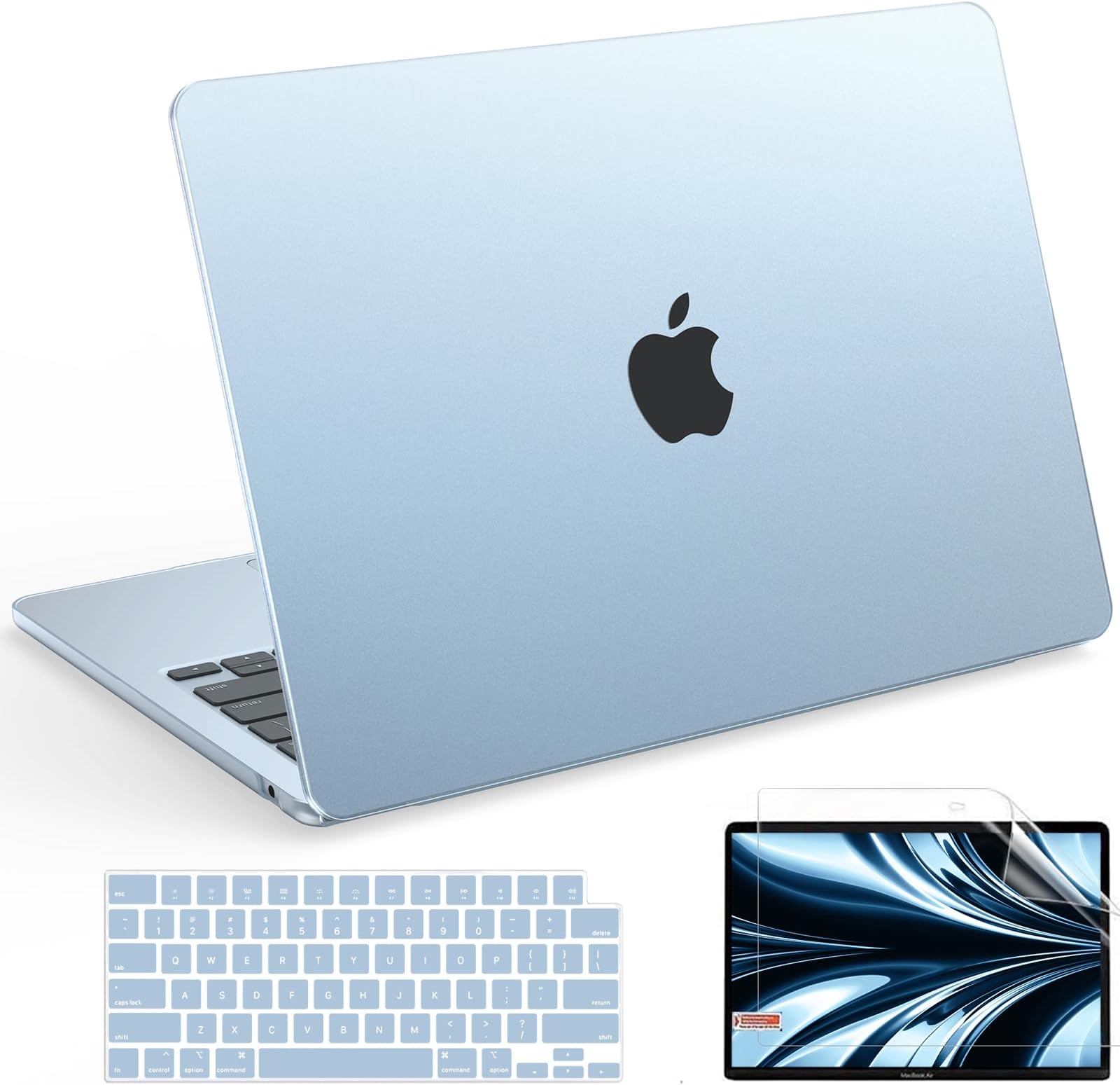 Amazon.com: B BELK Compatible with MacBook Air 13 inch Case 2025 M4 M3 ...