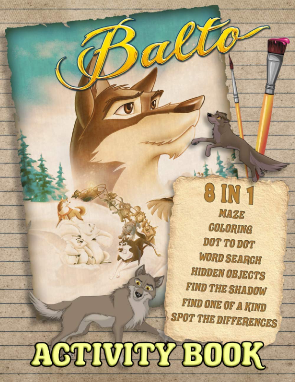 Balto Activity Book Awesome One Of A Kind Coloring Find | Desertcart KUWAIT