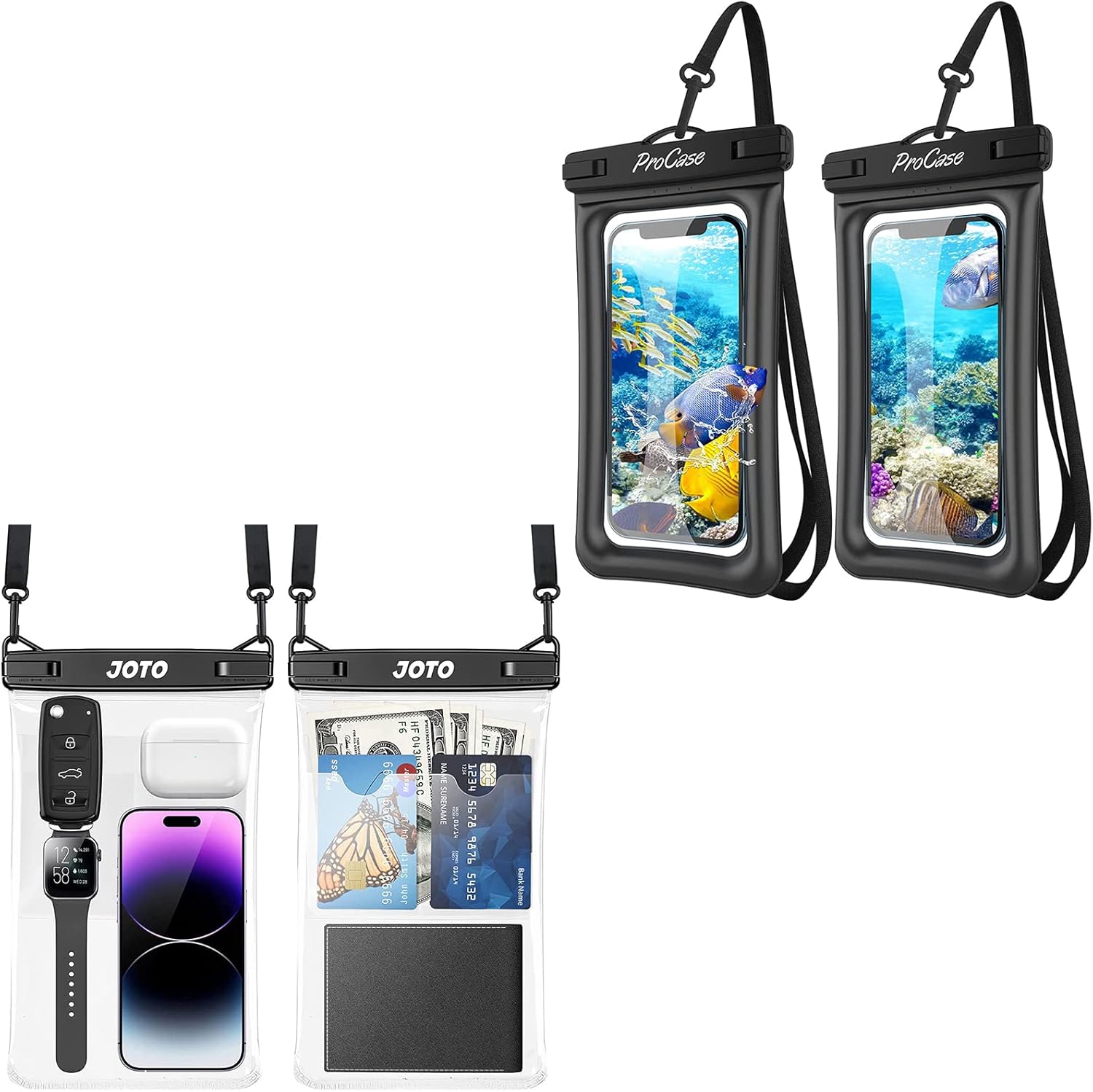 Amazon.com: ProCase Floating Waterproof Phone Pouch Waterproof Phone ...