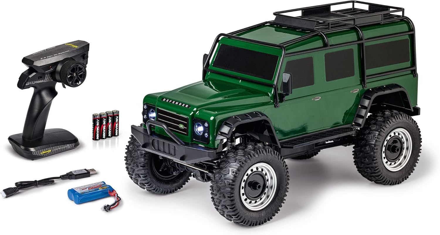 Carson Modellsport 500404236 1:8 Land Rover Defender 100% RTR British ...
