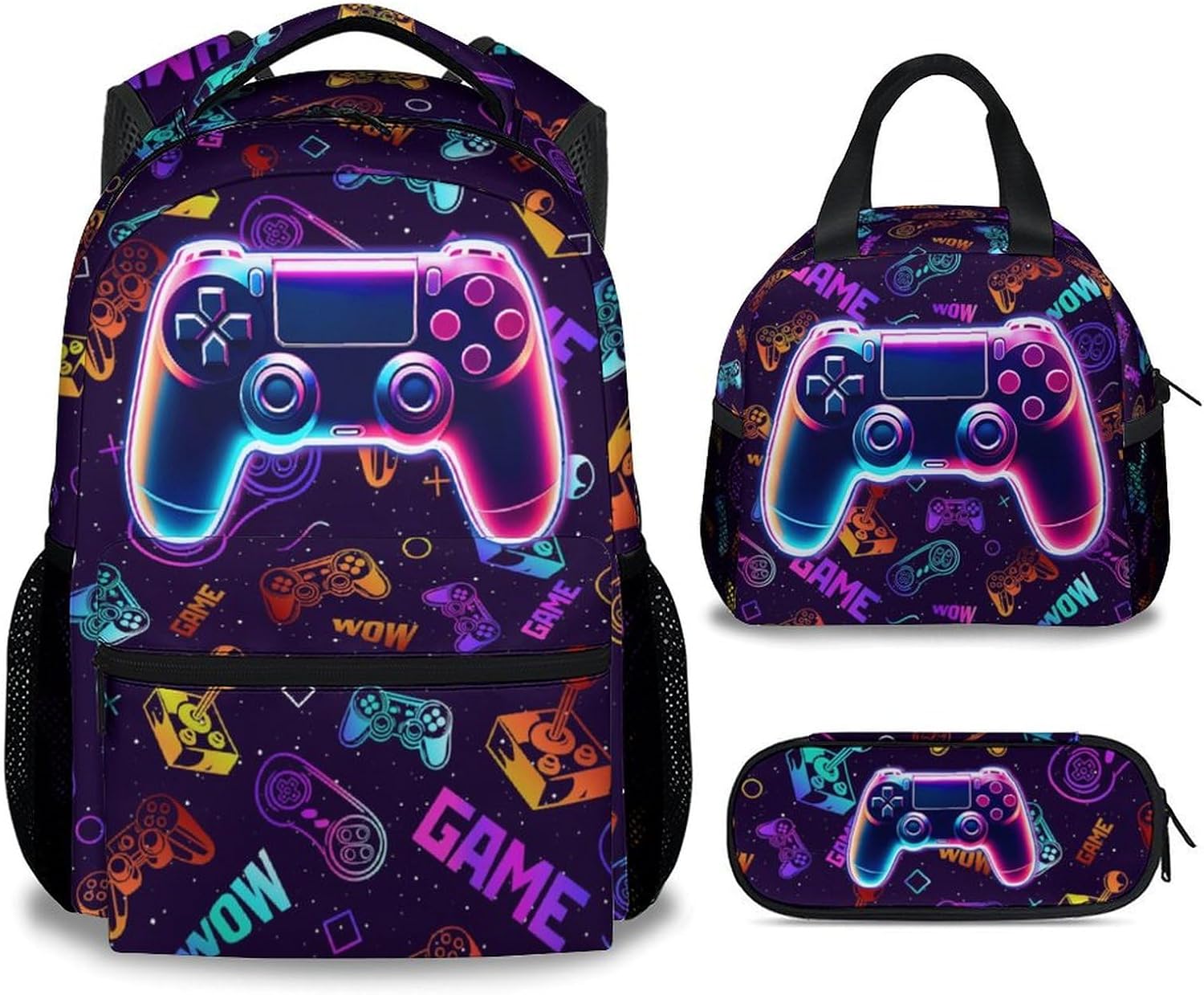 Amazon.com | KNOWPHST Kids Backpack with Lunch Bag and Pencil - 17 Inch ...