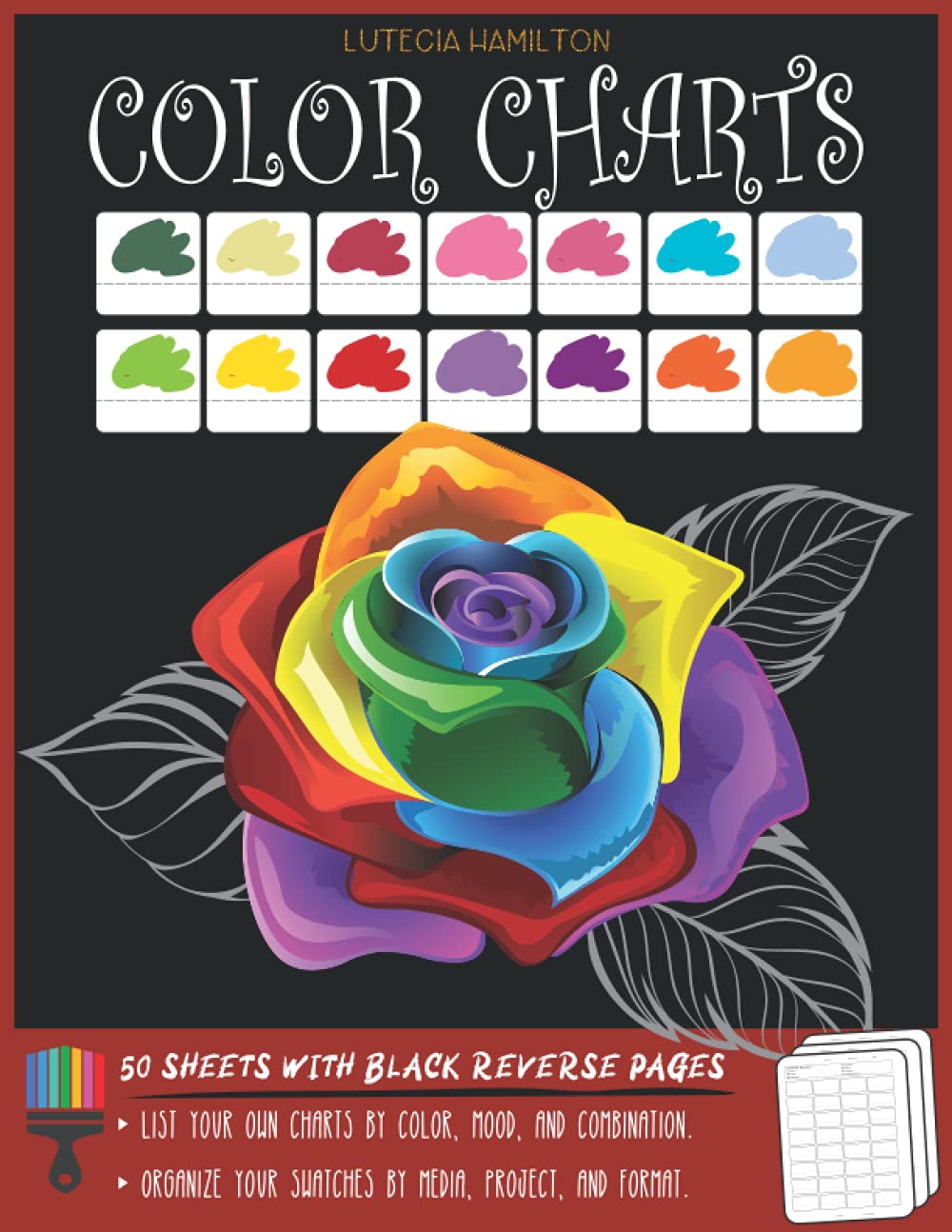 Blank Color Charts For Artists: Art Teacher Gifts to create a unique ...