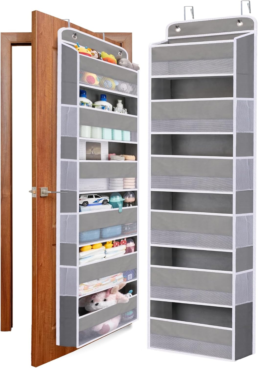 Amazon.com: WishJazz Over The Door Organizer 6 Tiers, 50 lbs Tear ...