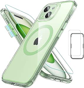 Amazon.com: ESR for iPhone 15 Case Set, Translucent Matte Case with Screen Protector, Compatible ...