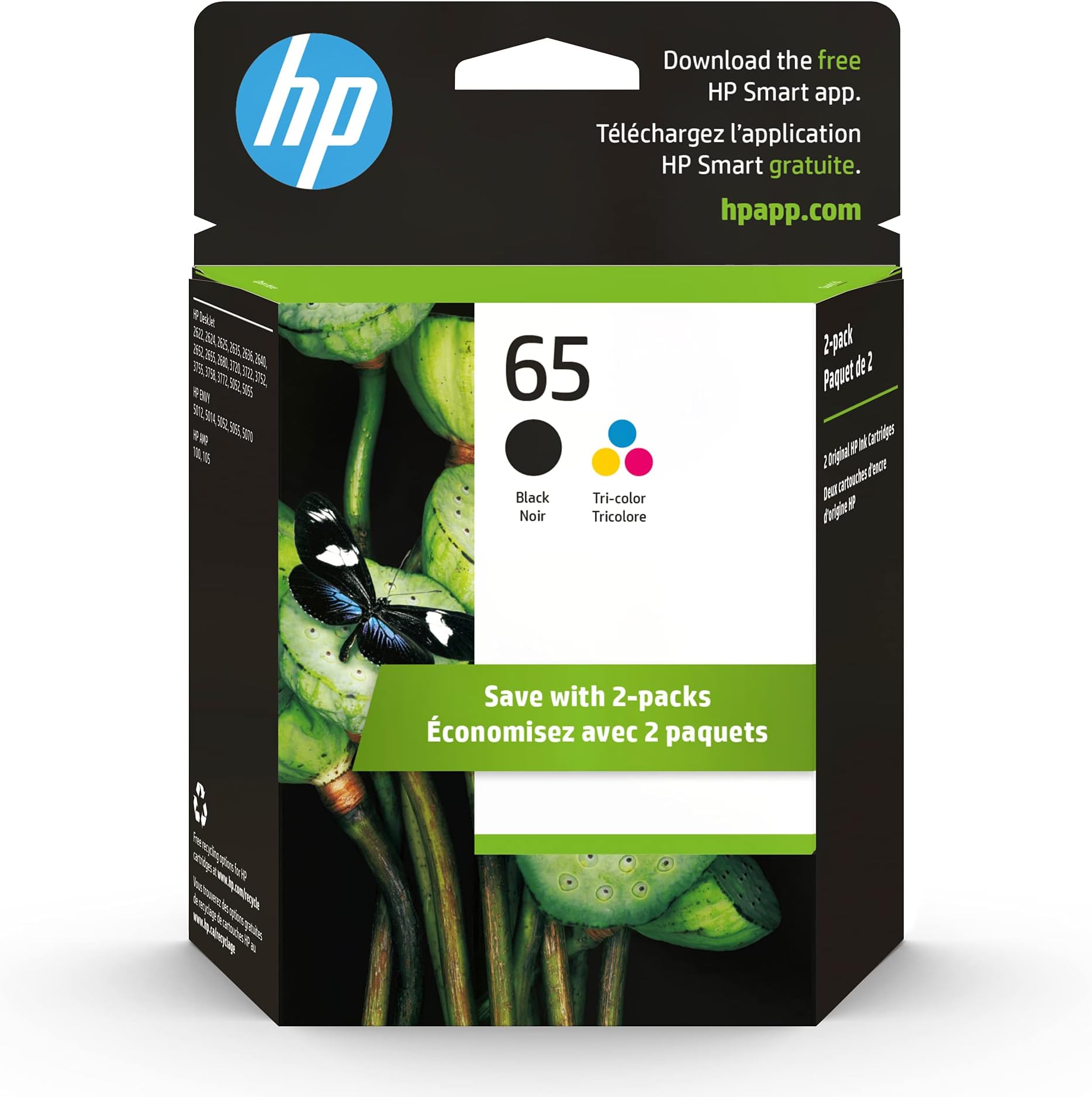 GALADA - Cartuchos de tinta remanufacturados 65XL para HP 65XL 65 XL ...