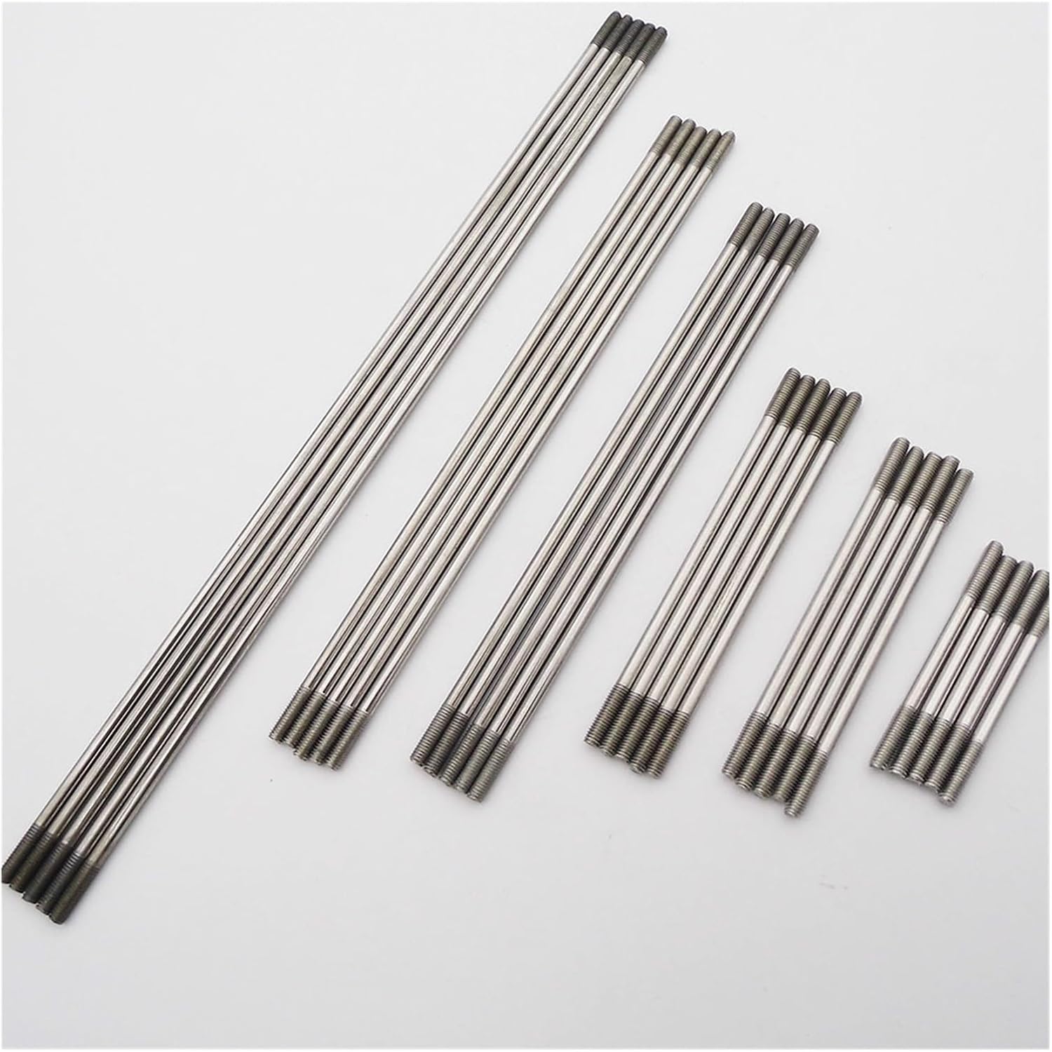 Amazon.com: 5PCS Tie Rods Linkage Servo Steering Pull Rod Stainless ...