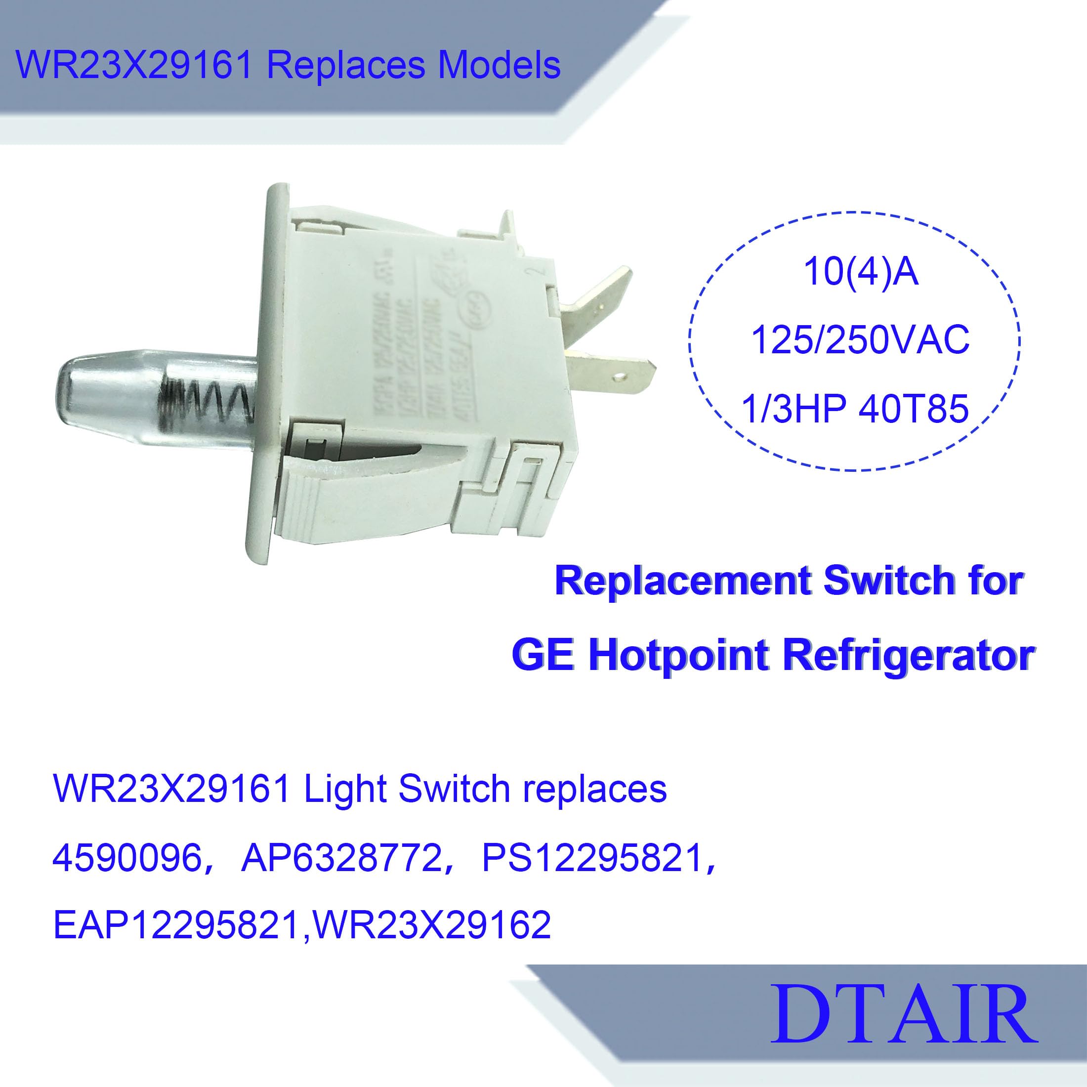 Ge Refrigerator Door Switch Replacement OEM GE WR23X31507 WR23X23343