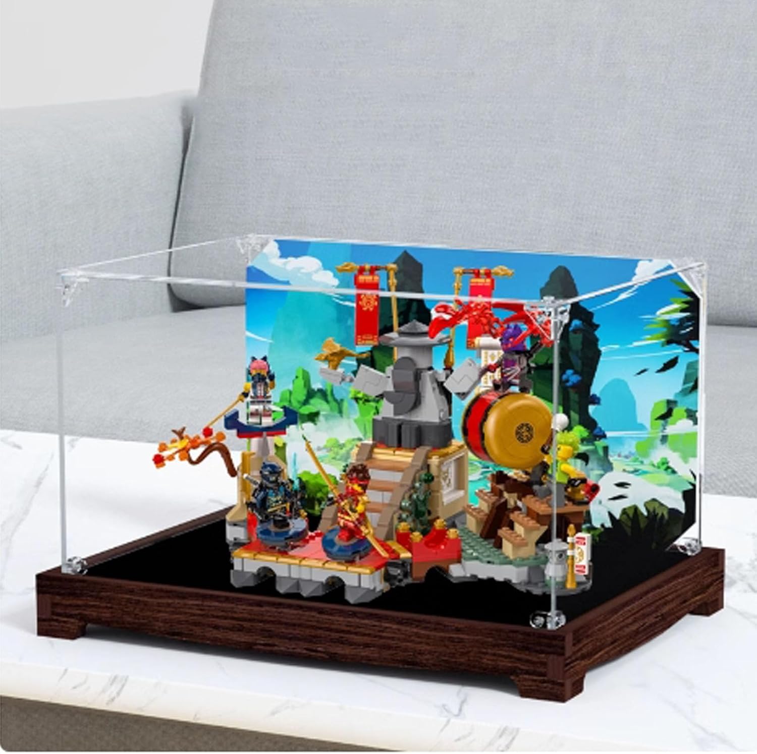 Toy Doll Protection Case Transparent Acrylic Display Case 6x6x6 Inch ...