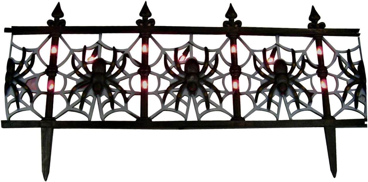 Amazon.com: HALLOWEEN SPIDER FENCE by SYLVANIA MfrPartNo V37004 : Patio ...