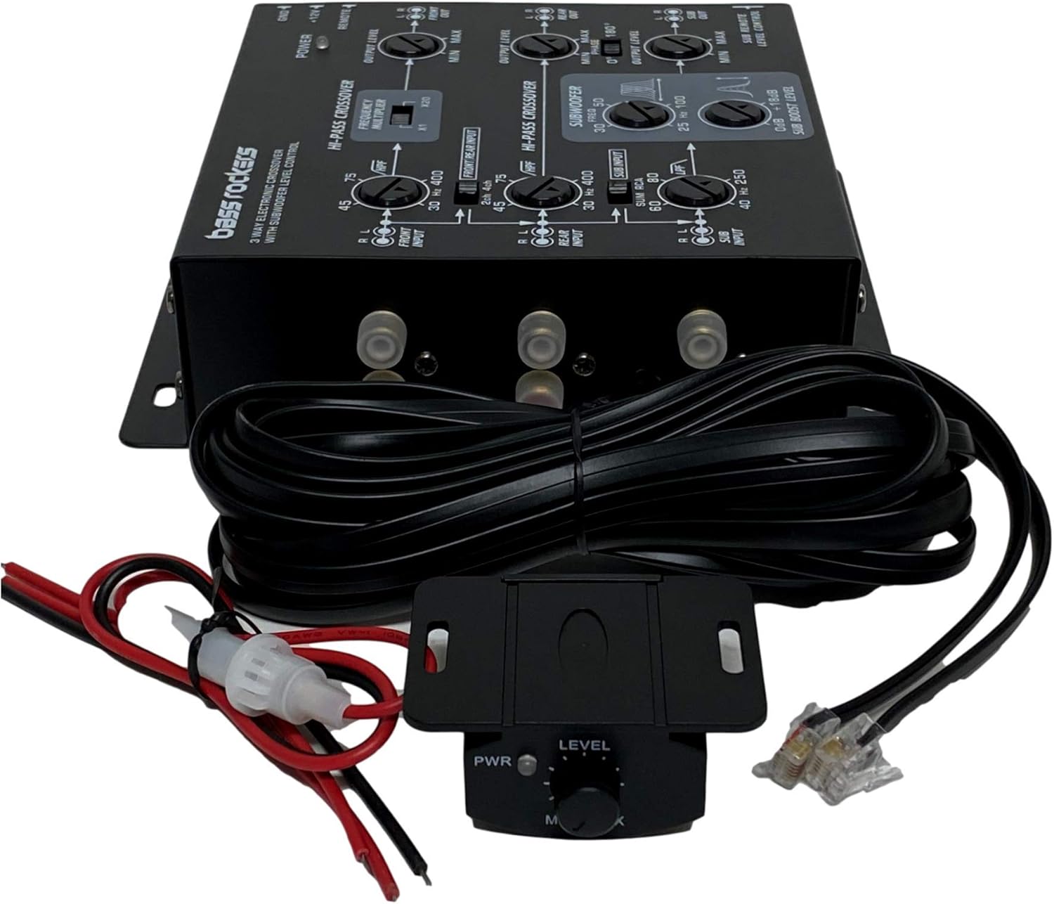 Bass Rockers BRX3.1 3 Way Car Audio Stereo Electronic Crossover with ...