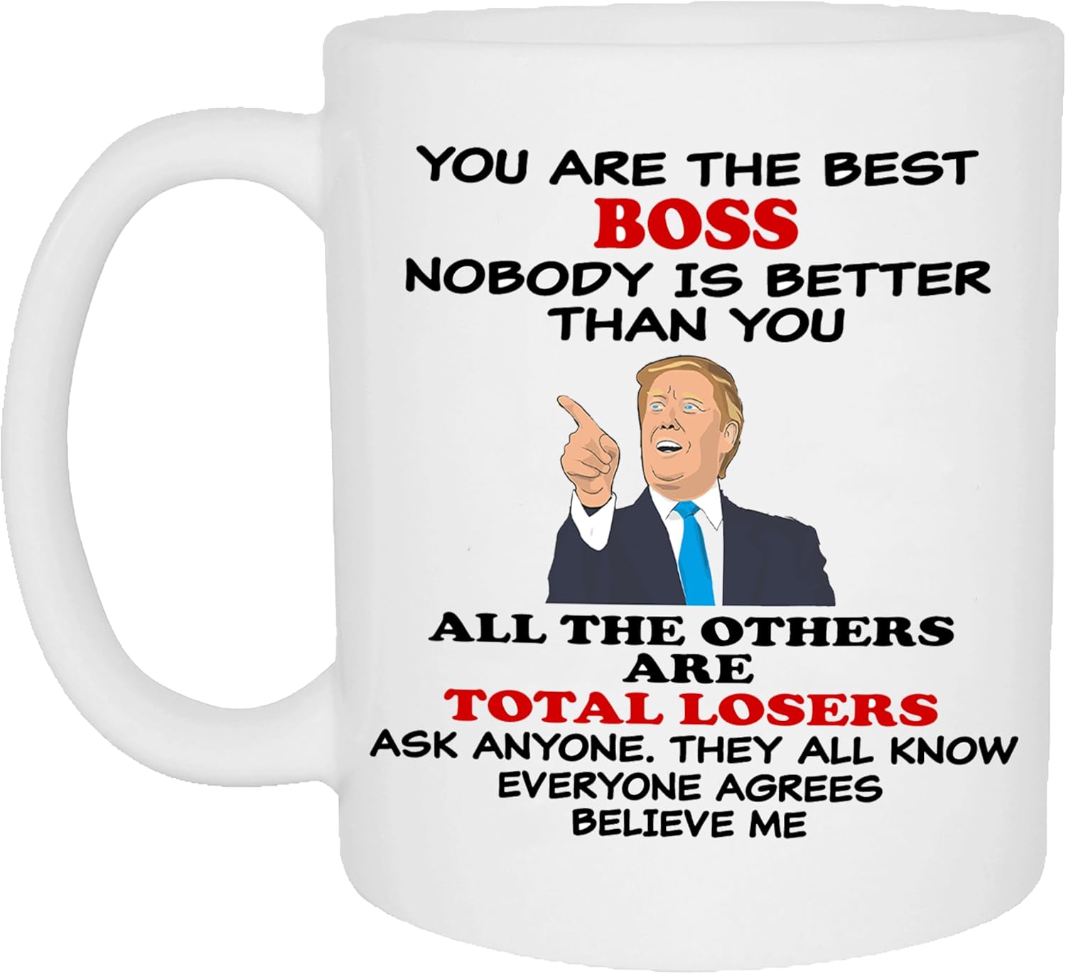 Amazon.com: Rogue River Tactical Funny Boss Employee Coffee Mug Best ...