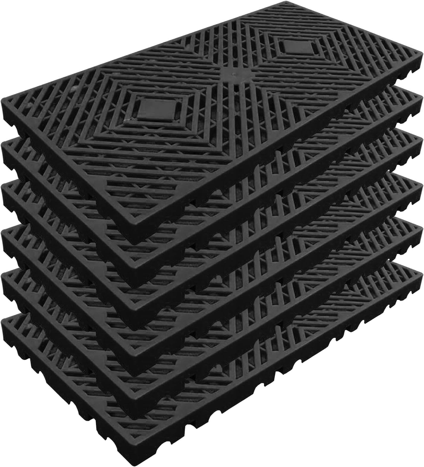 Amazon.com: Briwooody 8 Pcs Plastic Pallet Lightweight Nestable ...