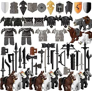 Amazon.com: JoySeed Custom Weapon Set Military Medieval Figure Weapons ...