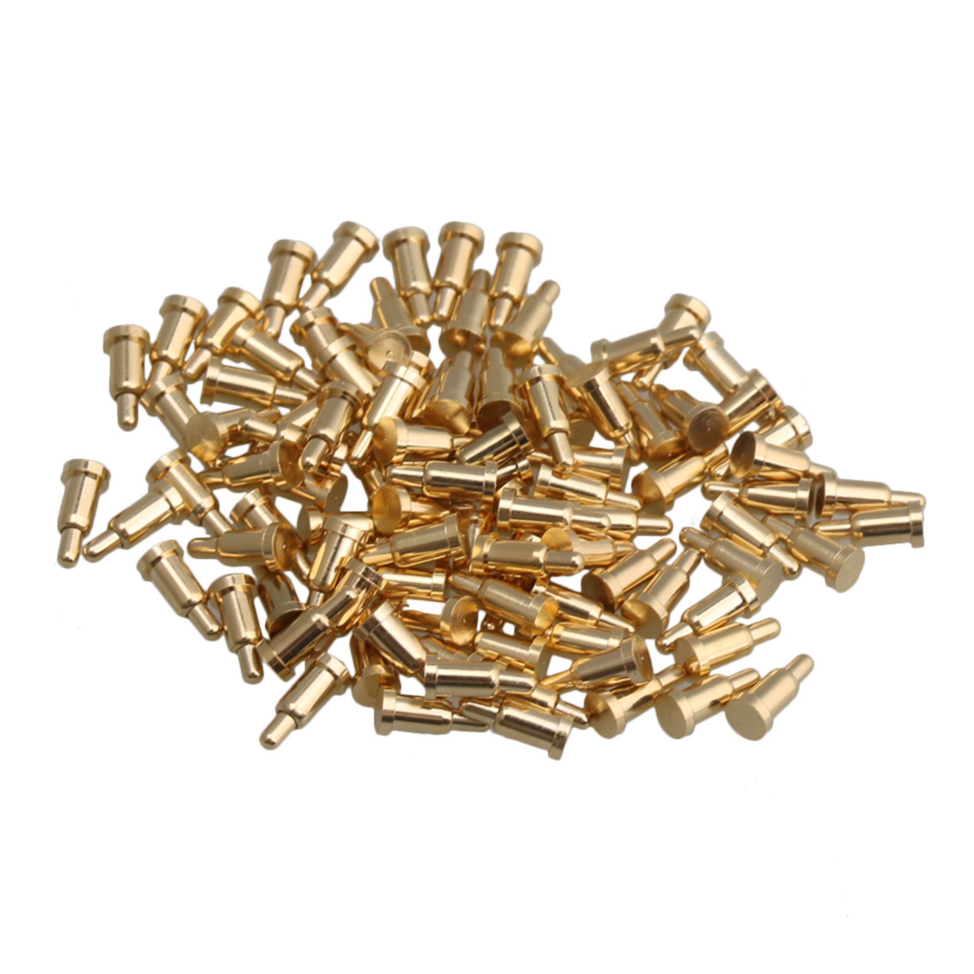 Amazon.com: BQLZR 2mm Dia 4.5mm Height Golden Copper Spring Current ...