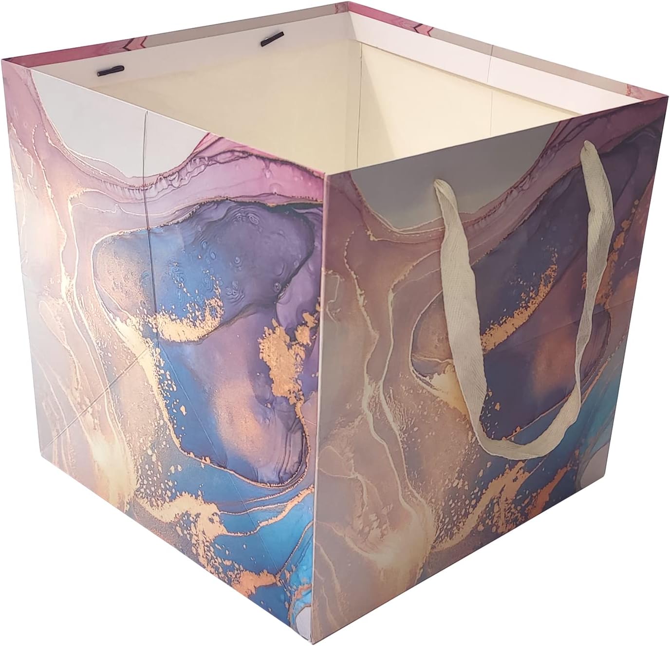 Amazon.com: RUIFYRAY Extra Large Gift Bag, 11.8" Square Reusable Big ...