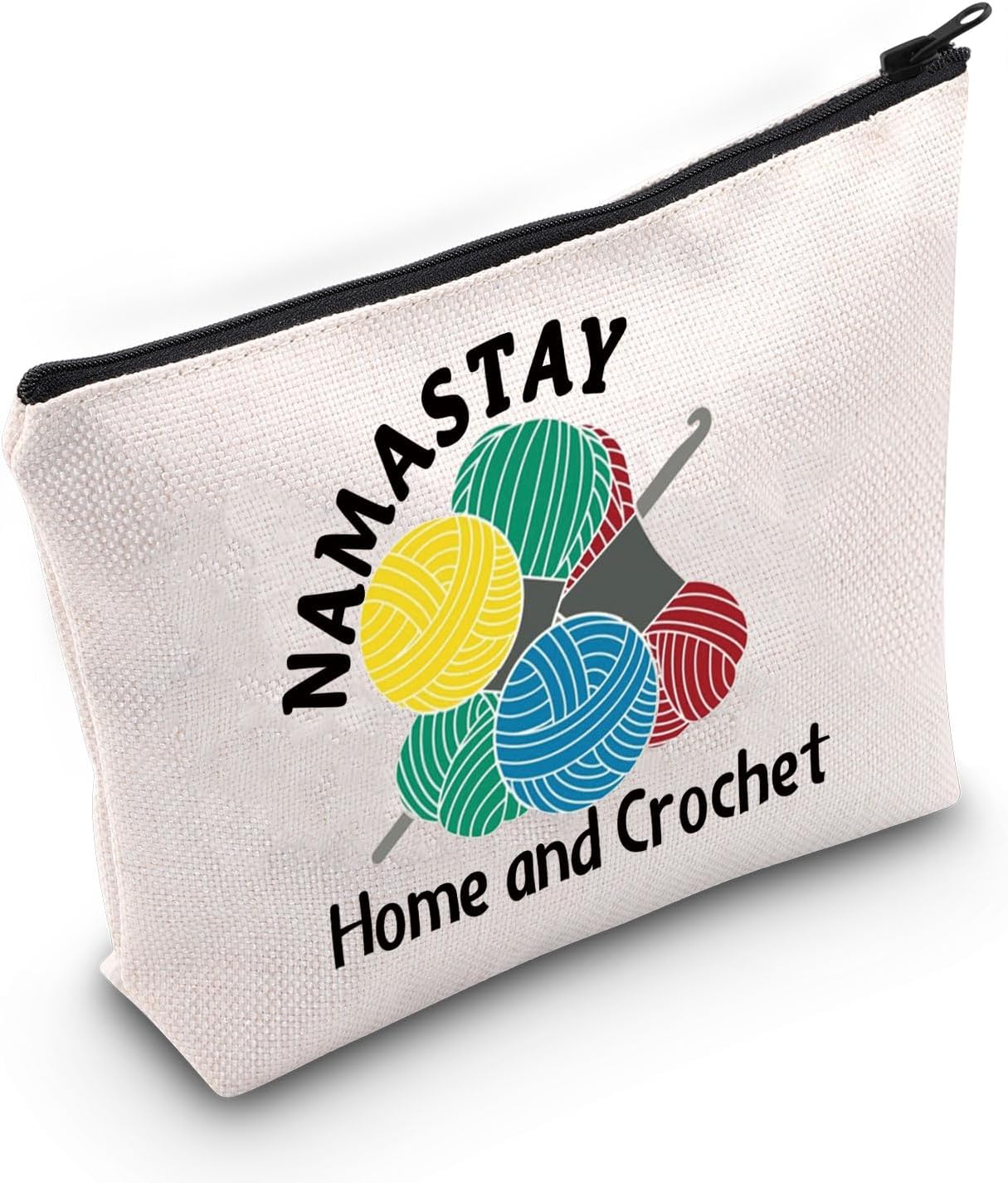 Amazon.com: JNIAP Funny Crocheting Makeup Bag Crochet Gift For Crochet ...
