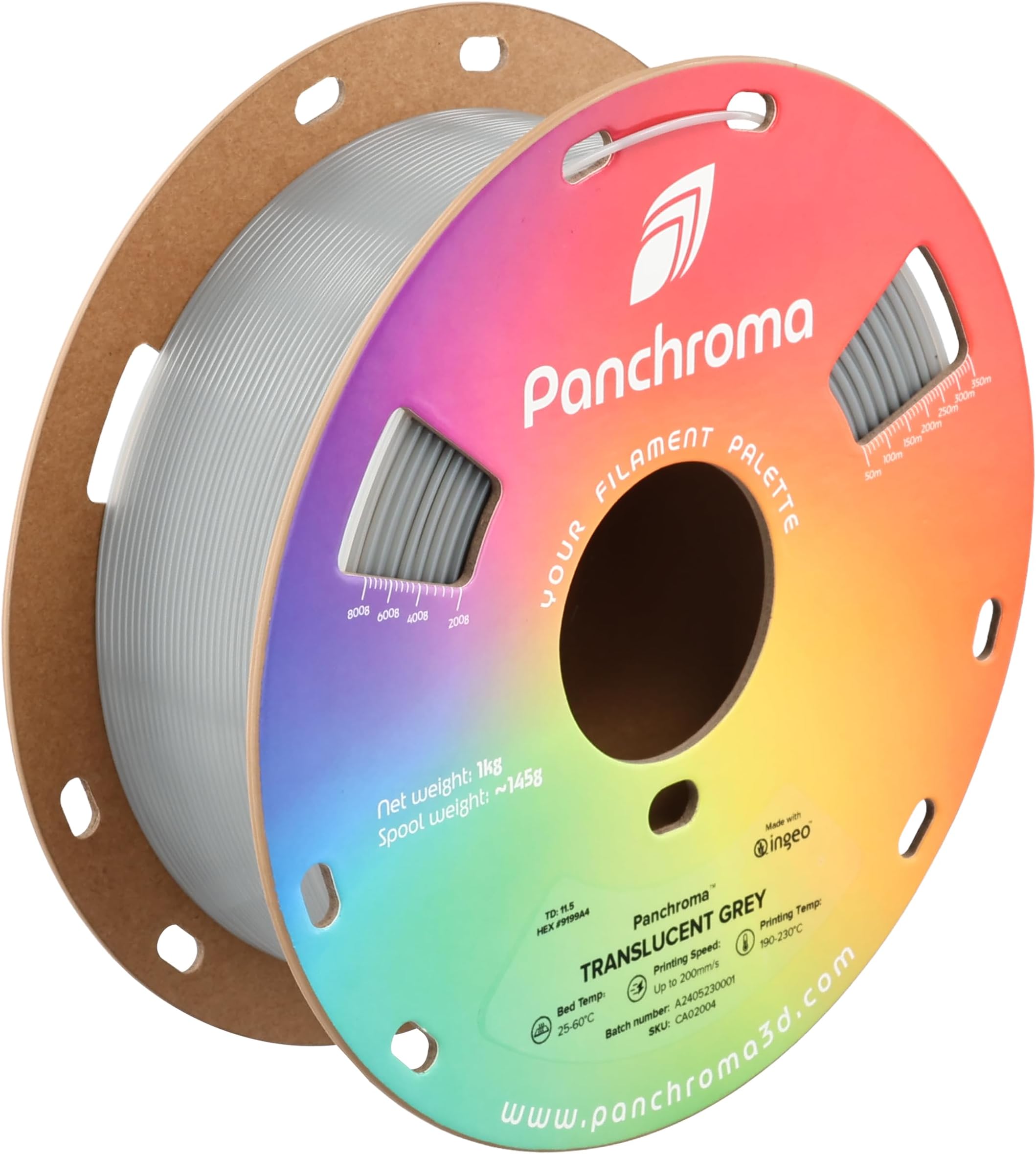 Amazon.com: Polymaker Panchroma Translucent PLA Filament, Translucent ...