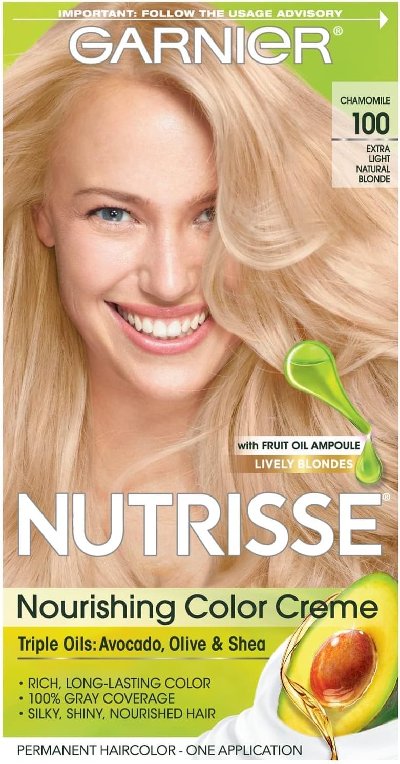 Amazon.com : Garnier Nutrisse Nourishing Color Creme, Extra-Light ...