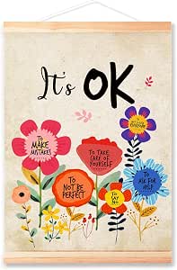 Amazon.com: It's OK Poster Hanger Frame for Women Girl Room Bedroom ...