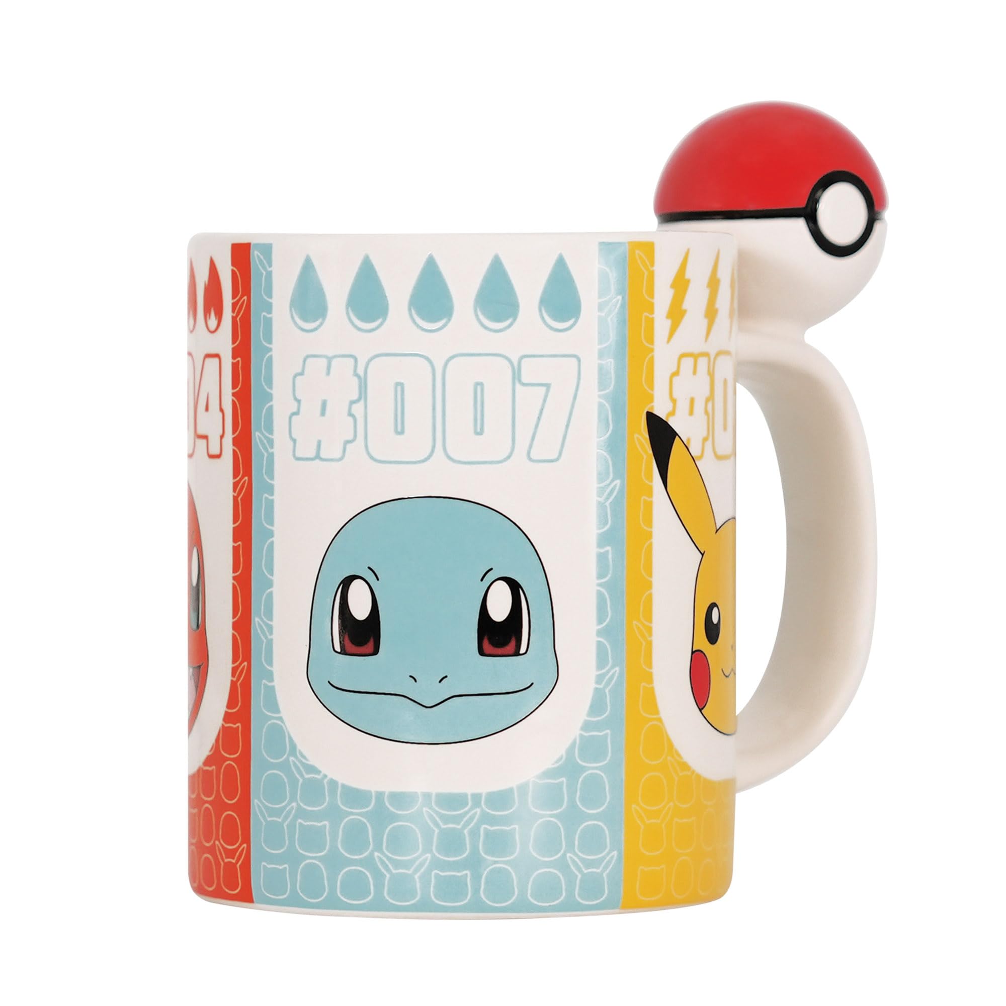 ABYSTYLE Pokémon Pokéball 3D Shaped Ceramic Novelty Coffee & Tea Mug ...