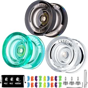 MAGICYOYO Professional Yoyo Pack - 3 Responsive Yoyos, Dual Function ...