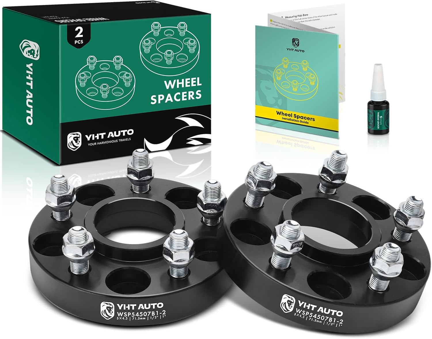 Amazon.com: YHTAUTO 5x4.5 Hub Centric Wheel Spacers 1 inch Fits Dodge ...