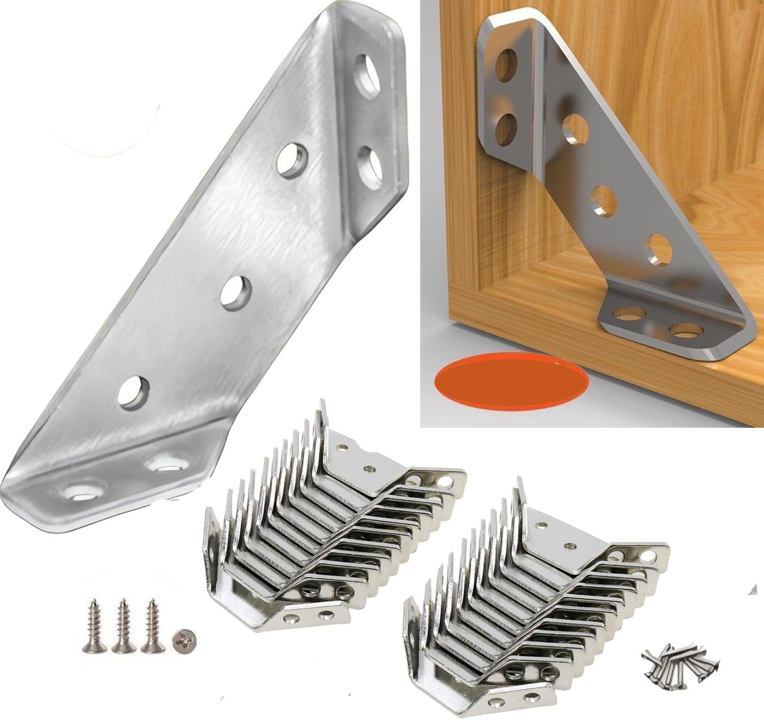 Amazon.com: Universal Stainless Steel Furniture Corner Connector, 2023 ...