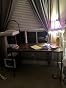 Amazon.com: DOICAH Cat Tree in Computer Desk,Vintage Simple Home Office ...
