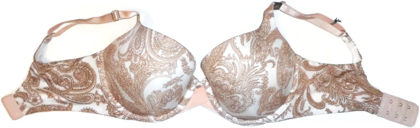 Victoria's Secret Women's Lined Demi/Demi-Buste Double Bra Beige/White ...